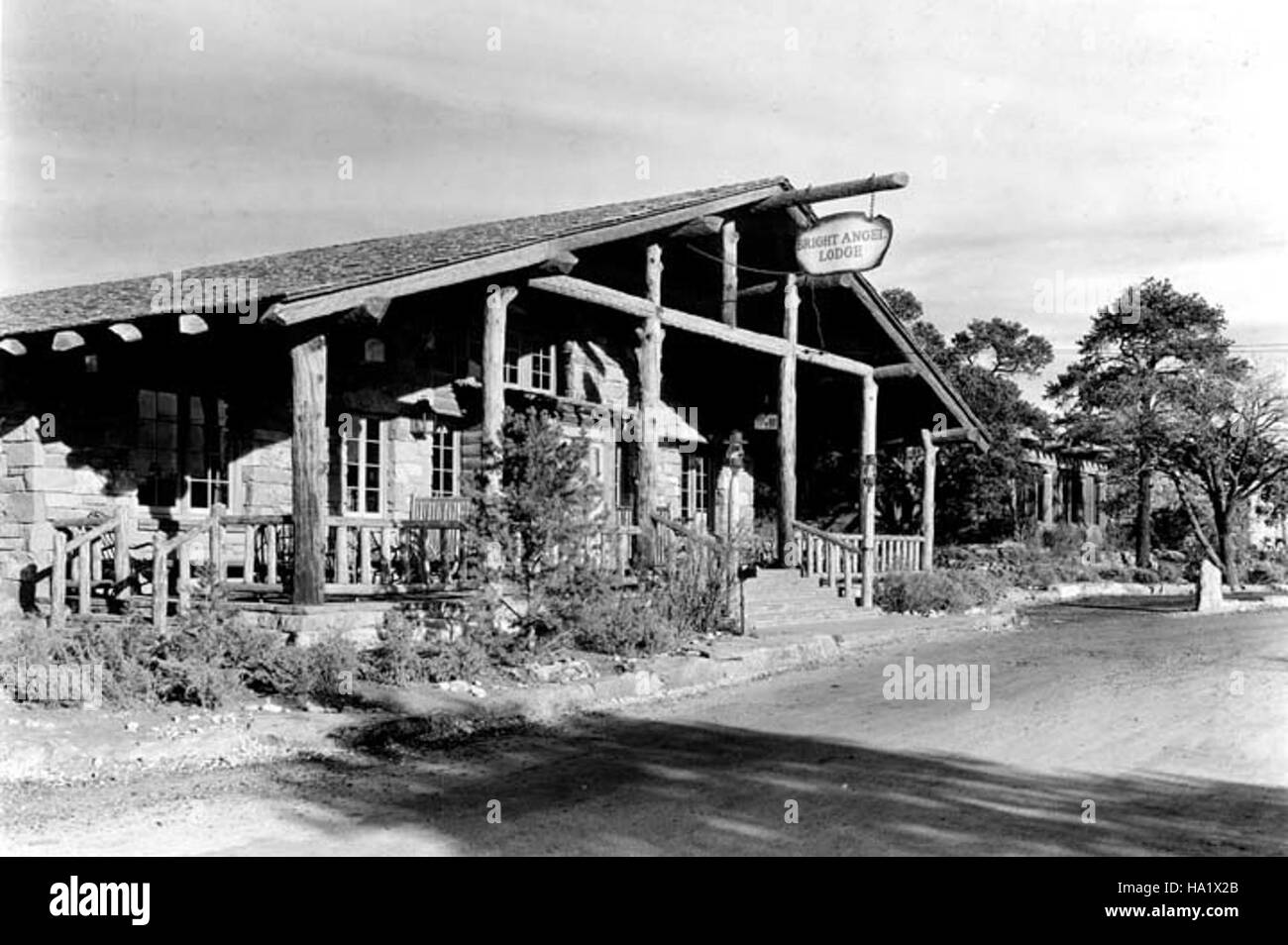 National parks style Black and White Stock Photos & Images - Alamy