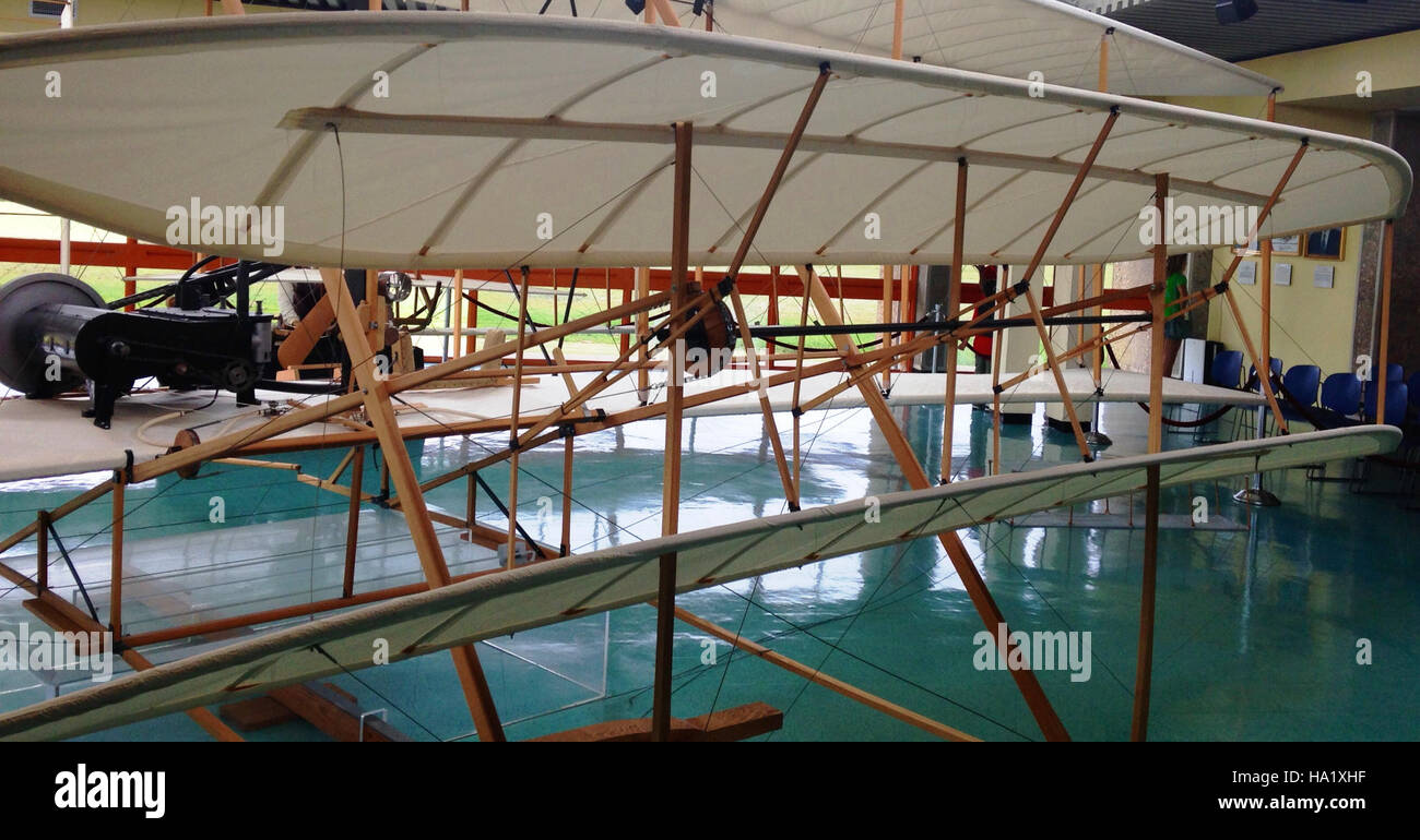The reconstructed 1903 Wright Flyer Elevator, displayed at the Wright ...