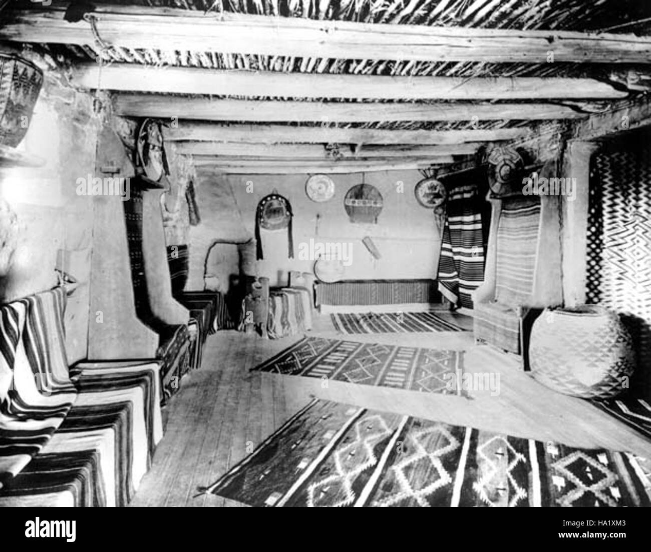 The interior of the historic Hopi House, built in 1905, is part of the ...