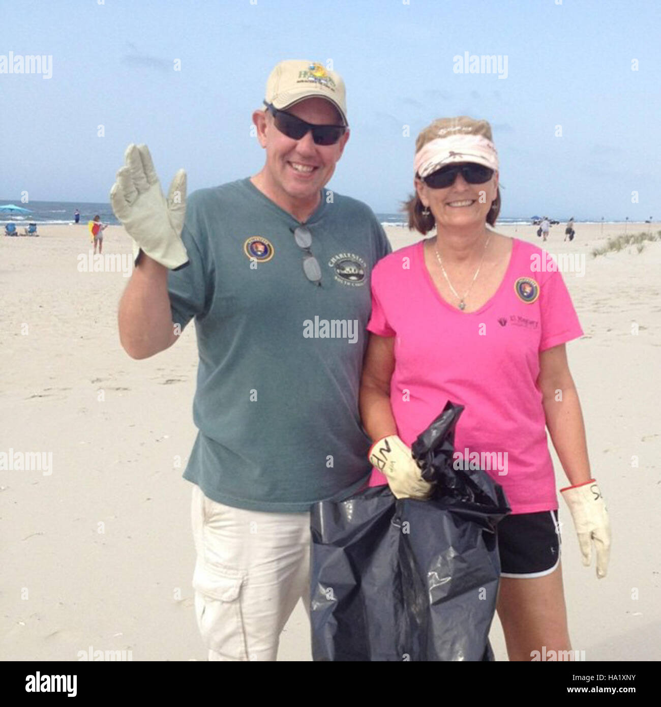 Ocracoke lifeguarded beach hi-res stock photography and images - Alamy