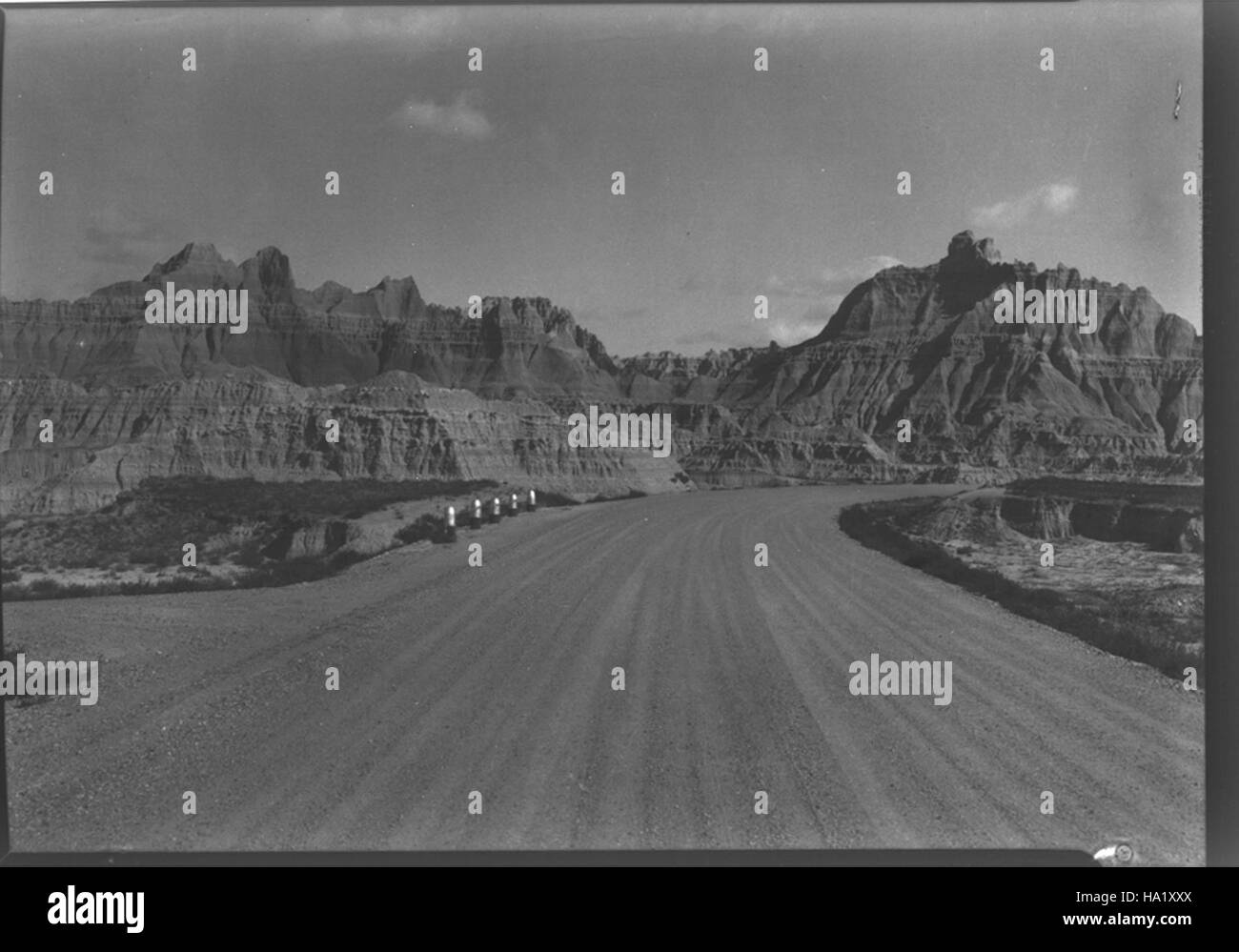 The Badlands National Park, a geological wonder, features dramatic ...