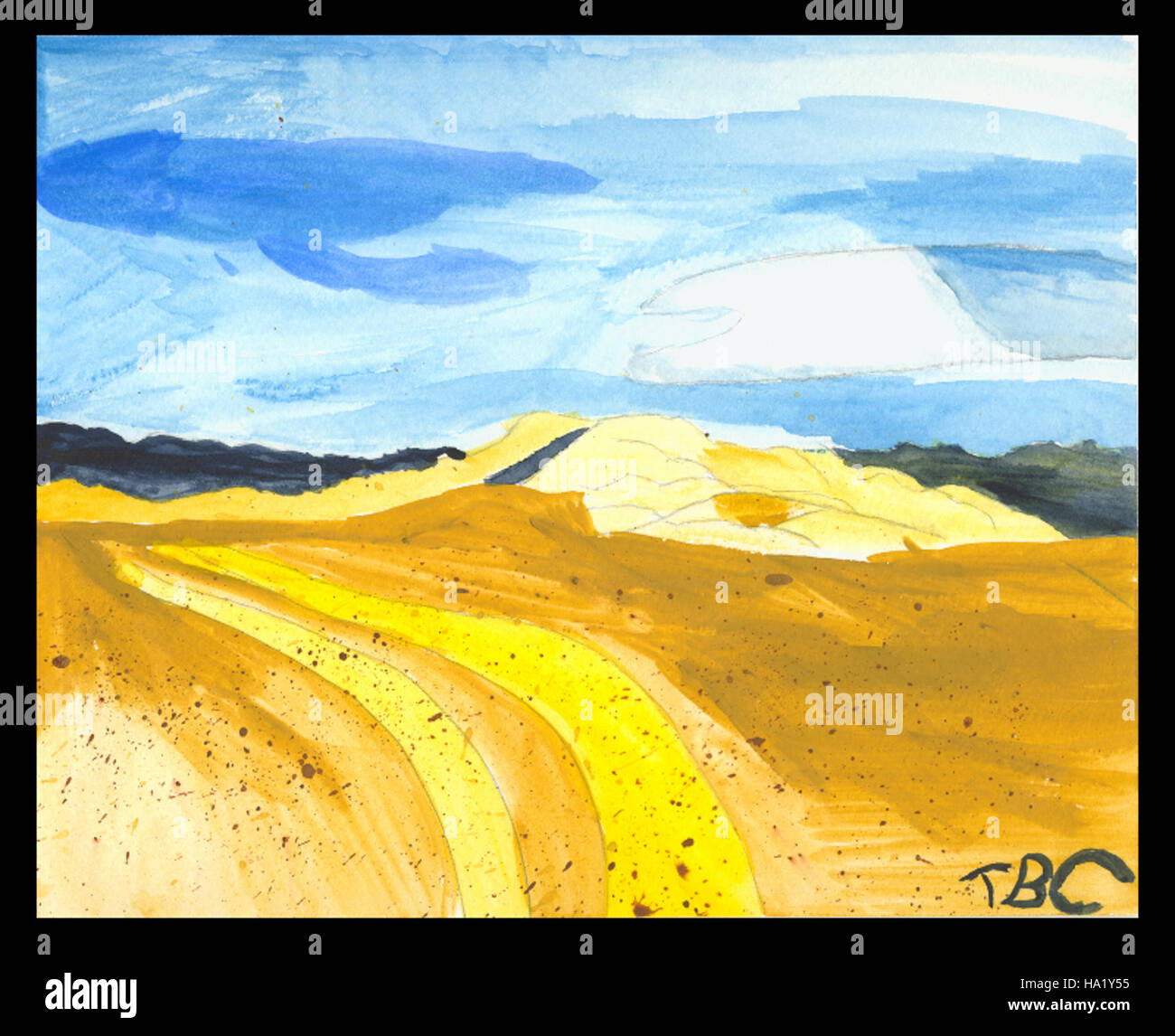 Tim Big Crow's photograph of the Unnamed Road in the Stronghold Unit of ...