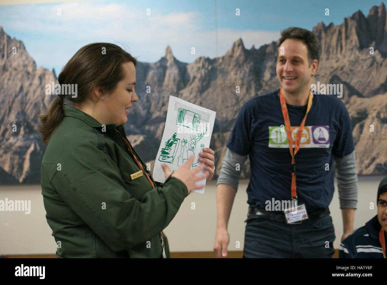 badlandsnationalpark 9346378928 Ranger Natalie Hammond with Calhoun ...