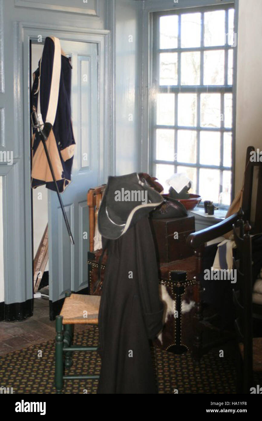 The Aide's Bedroom in Valley Forge National Historical Park is a ...