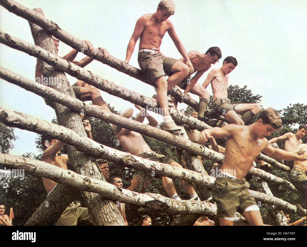 This image captures a challenging obstacle in Valley Forge National ...