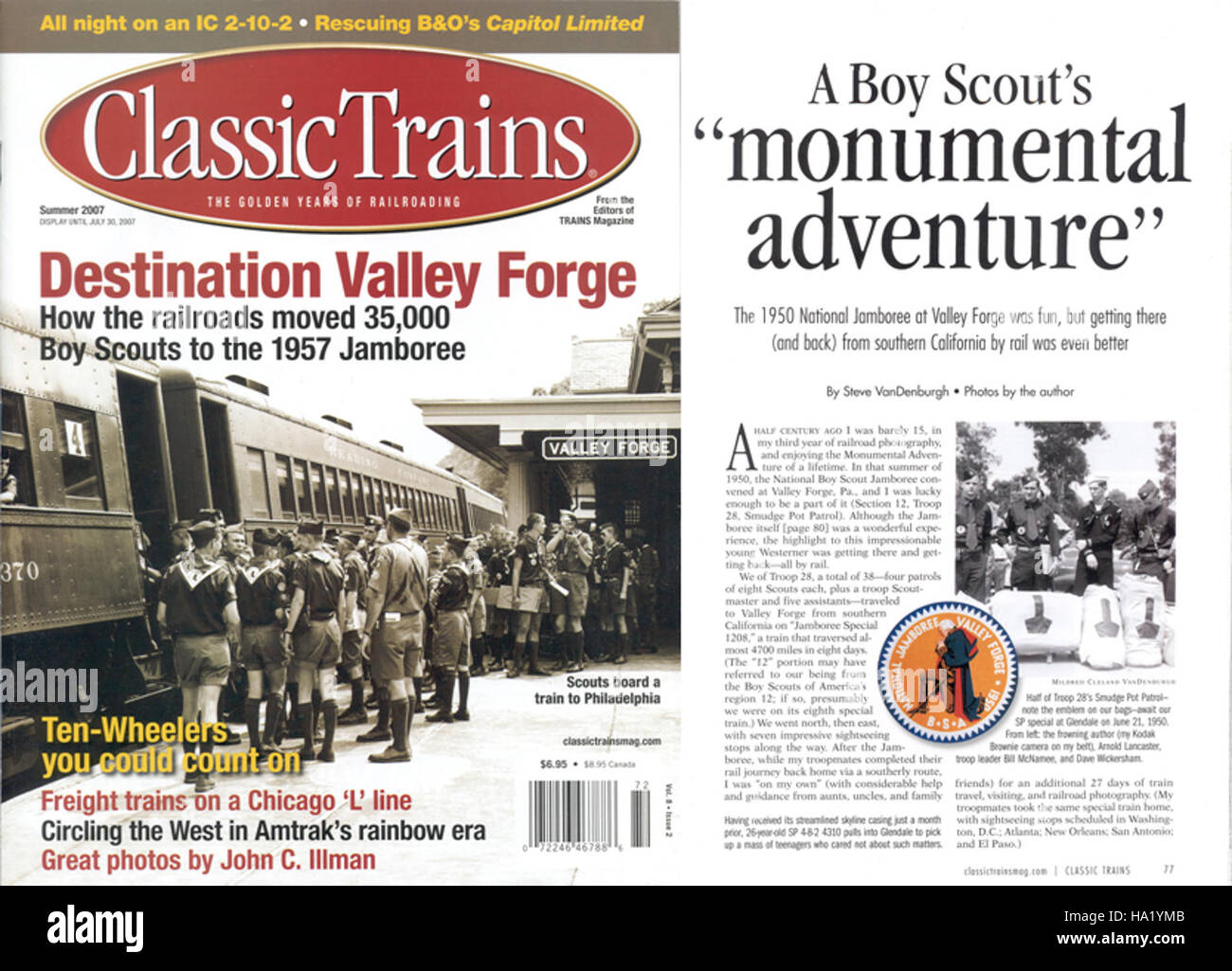 Valley Forge National Park, featured in Classic Trains Magazine ...