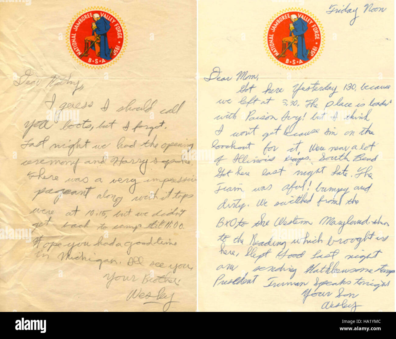 A snapshot of the Jamboree Diary from Valley Forge National Park ...
