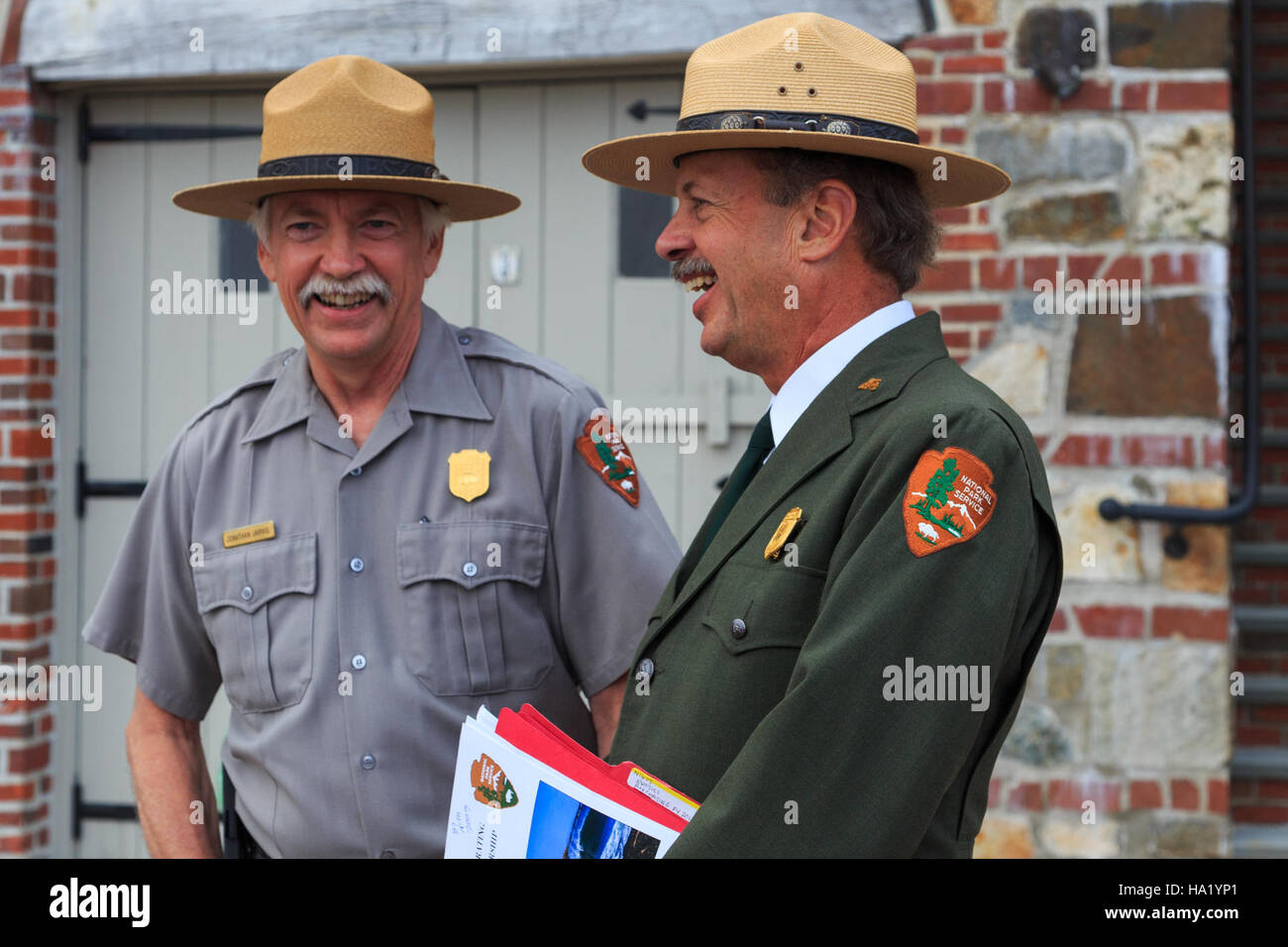This photo captures Director Jarvis and Superintendent Steele, leaders ...