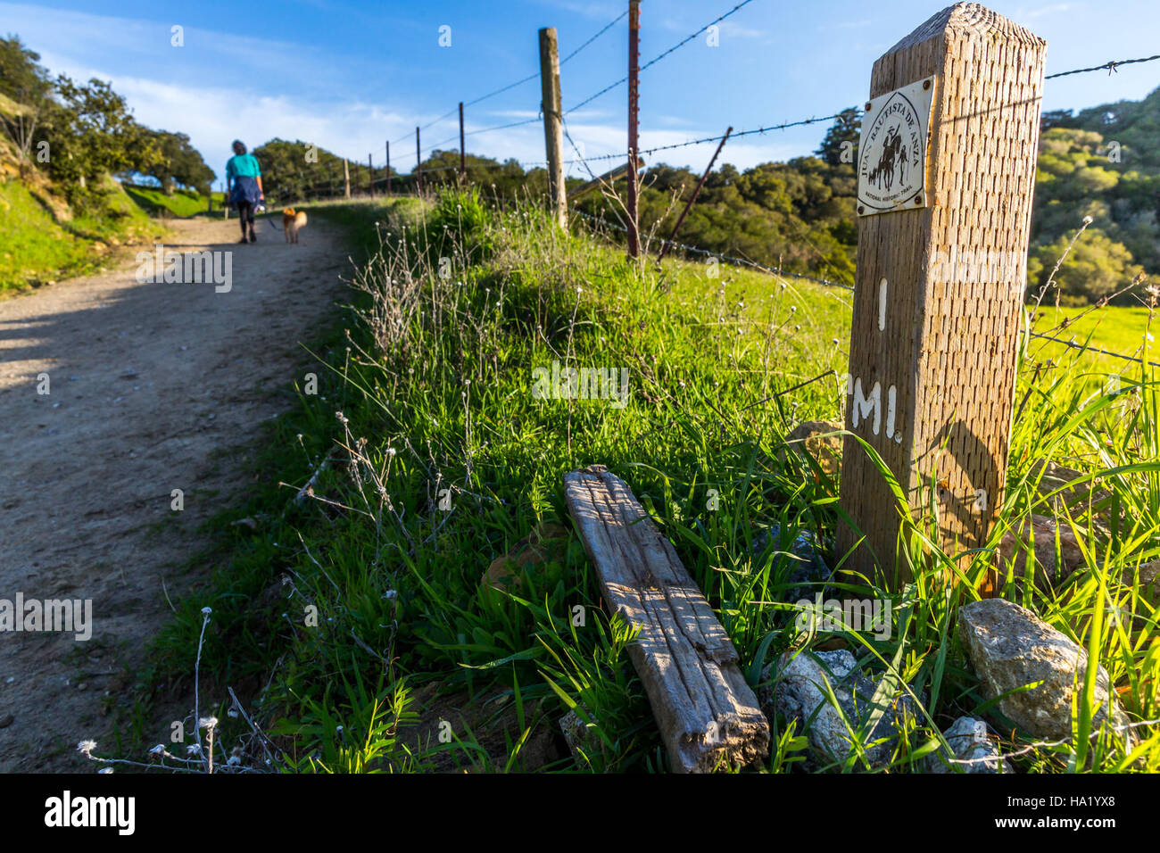 The Juan Bautista de Anza National Historic Trail in San Juan Bautista ...