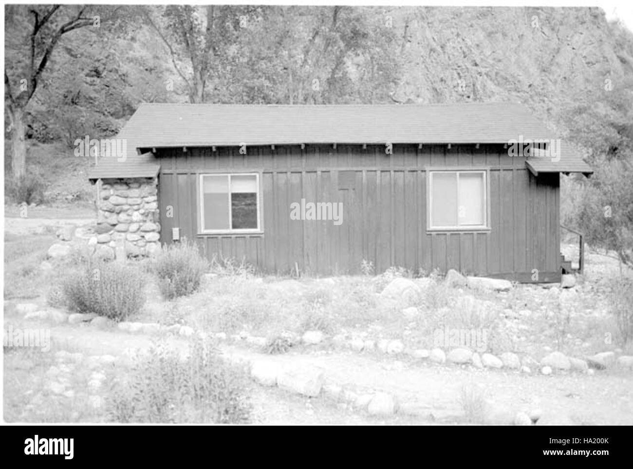 The Phantom Ranch Trail Crew Bunkhouse, a historic site in the Grand ...