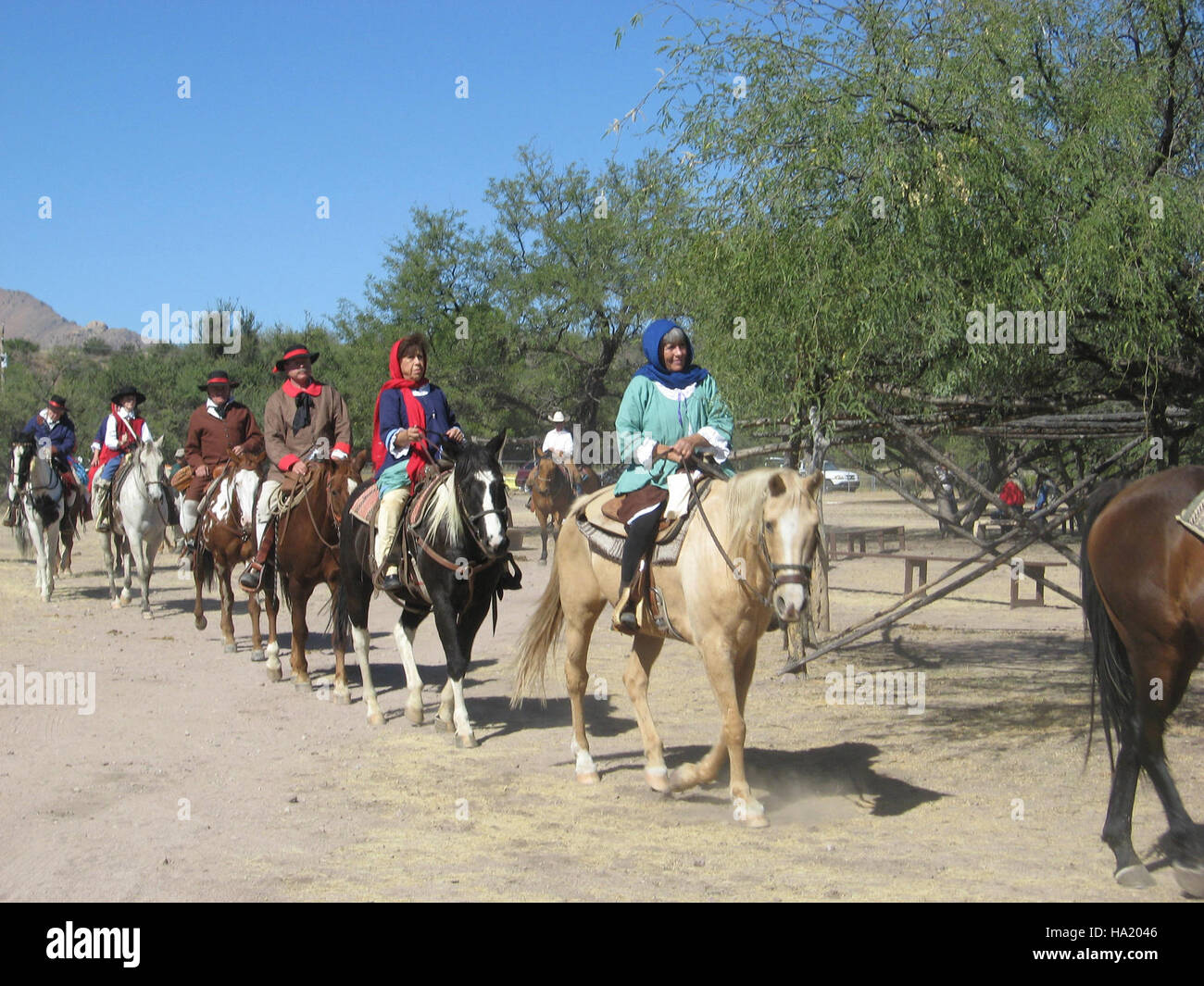 The Anza Expedition re-enactment departs from Tumacacori National ...
