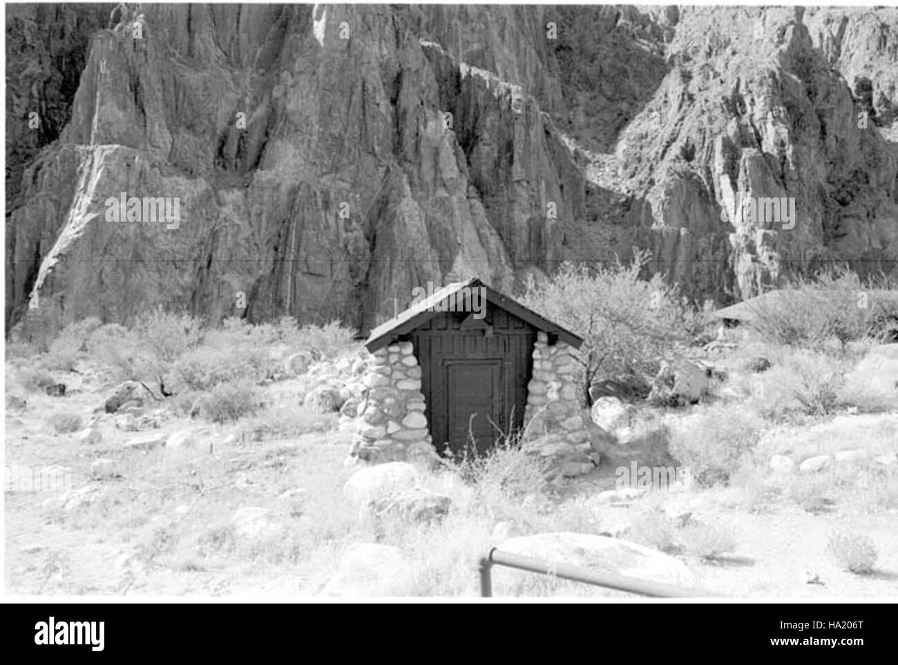 The Phantom Ranch Shed in the Grand Canyon, photographed in 1985 ...