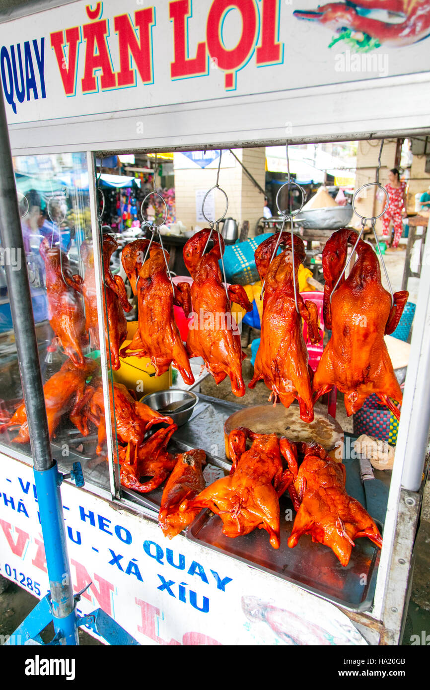 Market, Sa Dec, Mekong River, Vietnam, Asia Stock Photo - Alamy
