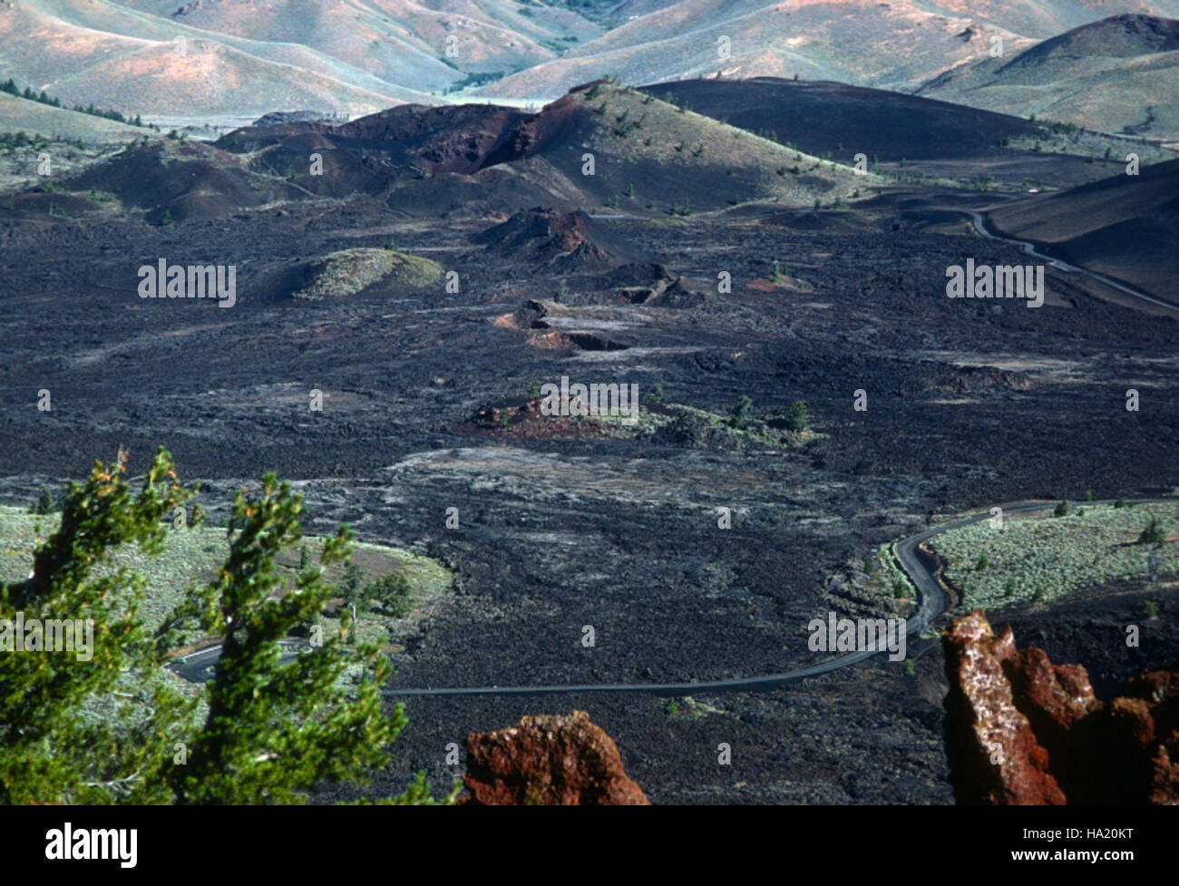 cratersofthemoonnps 8499019148 Big Craters Stock Photo - Alamy