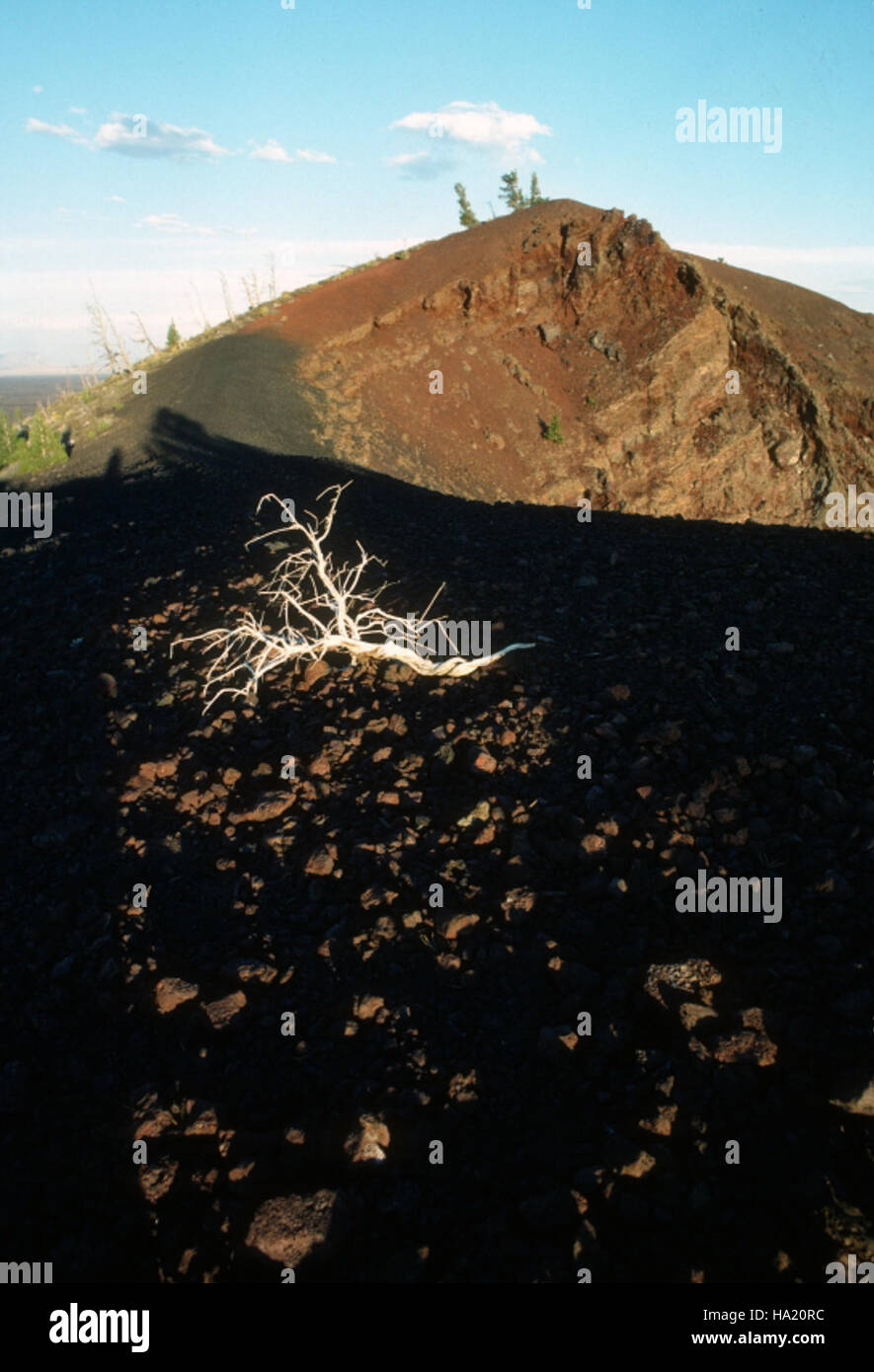 Big Craters in Craters of the Moon National Park represent volcanic ...