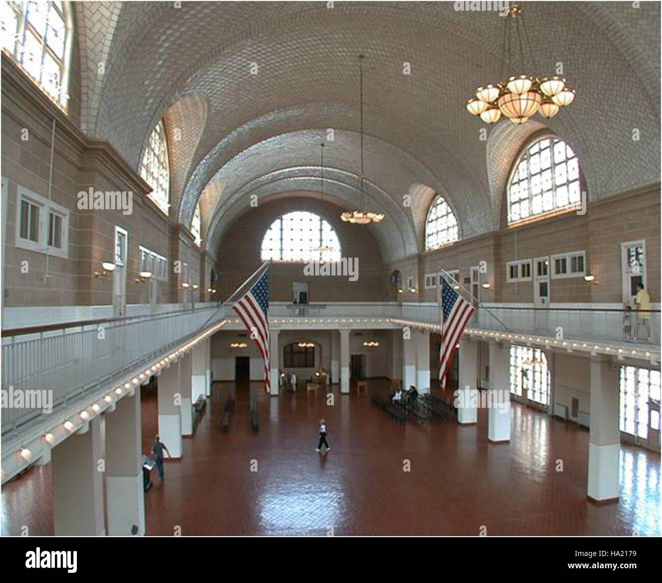 The ellis island registry room hi-res stock photography and images - Alamy