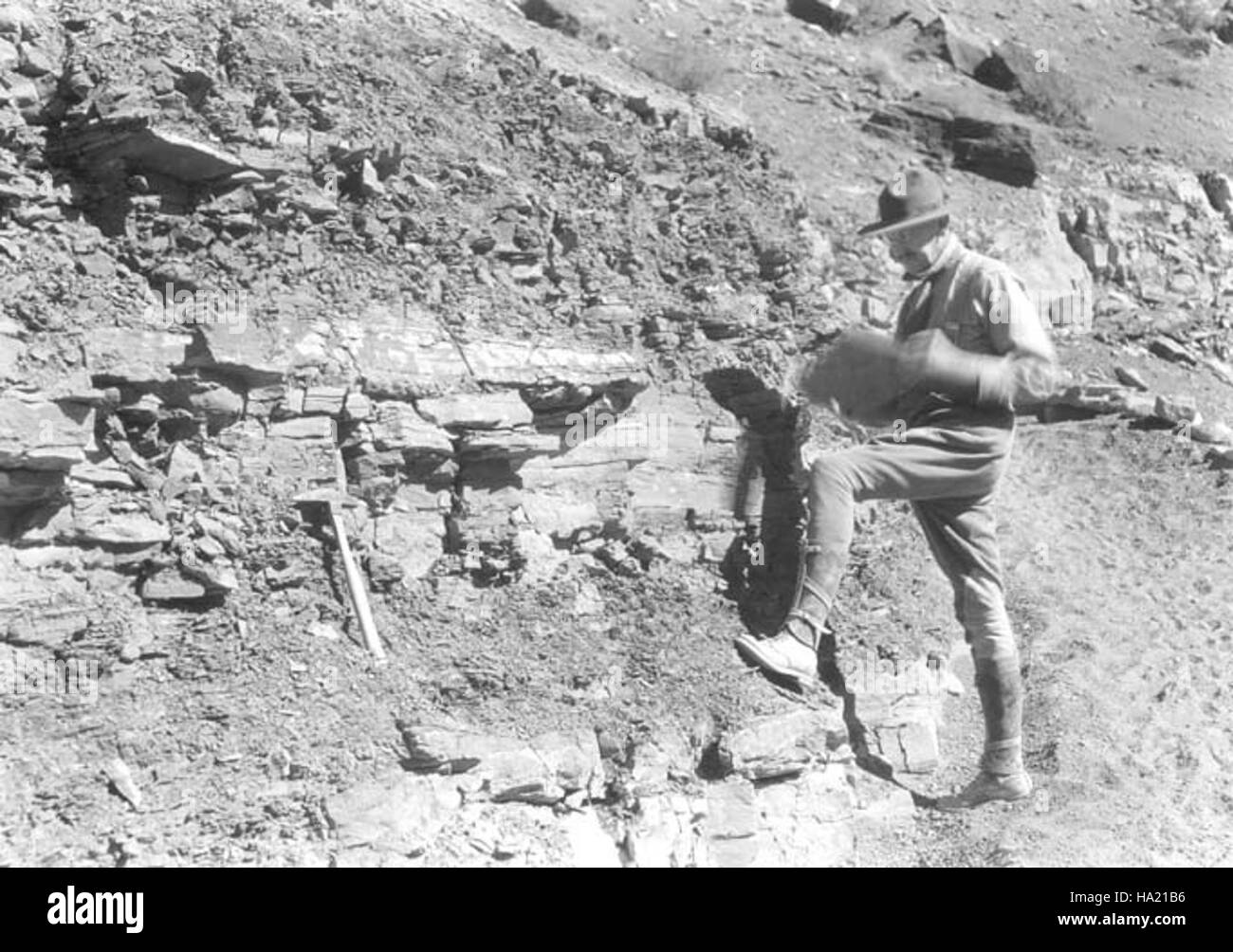 Geology geological parks canyons Black and White Stock Photos & Images ...