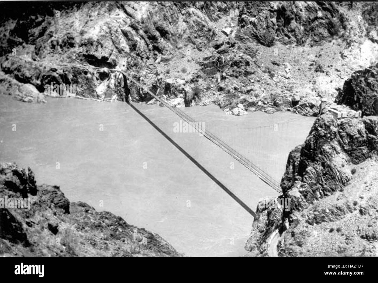 Bridge connects remote areas in hi-res stock photography and images - Alamy