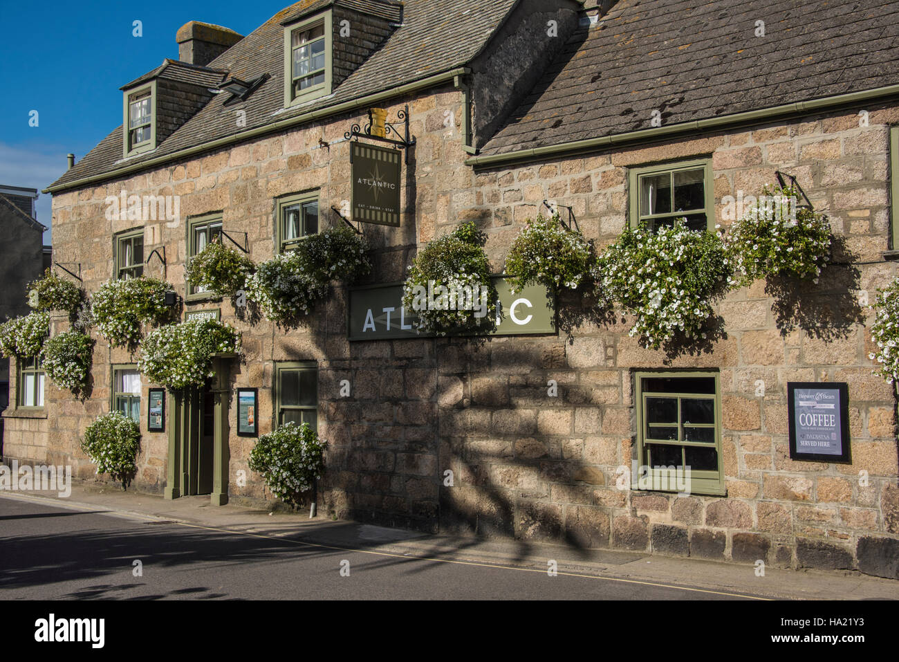 Atlantic Hotel, Hugh Town, St Marys, Scilly Stock Photo - Alamy