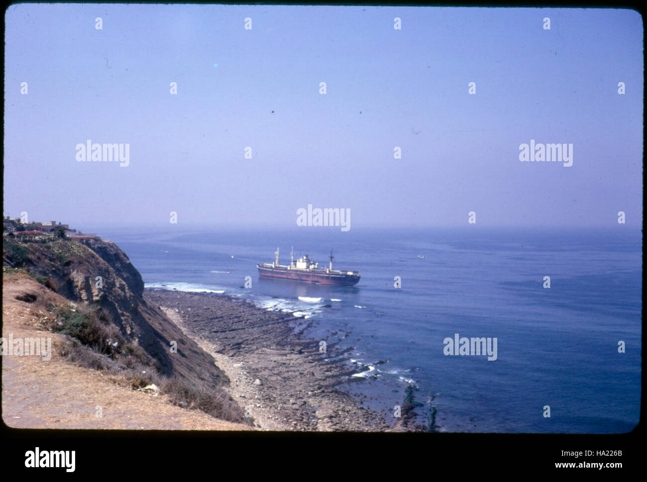 The Dominator, a Liberty ship built in 1944, was stranded off Rocky ...