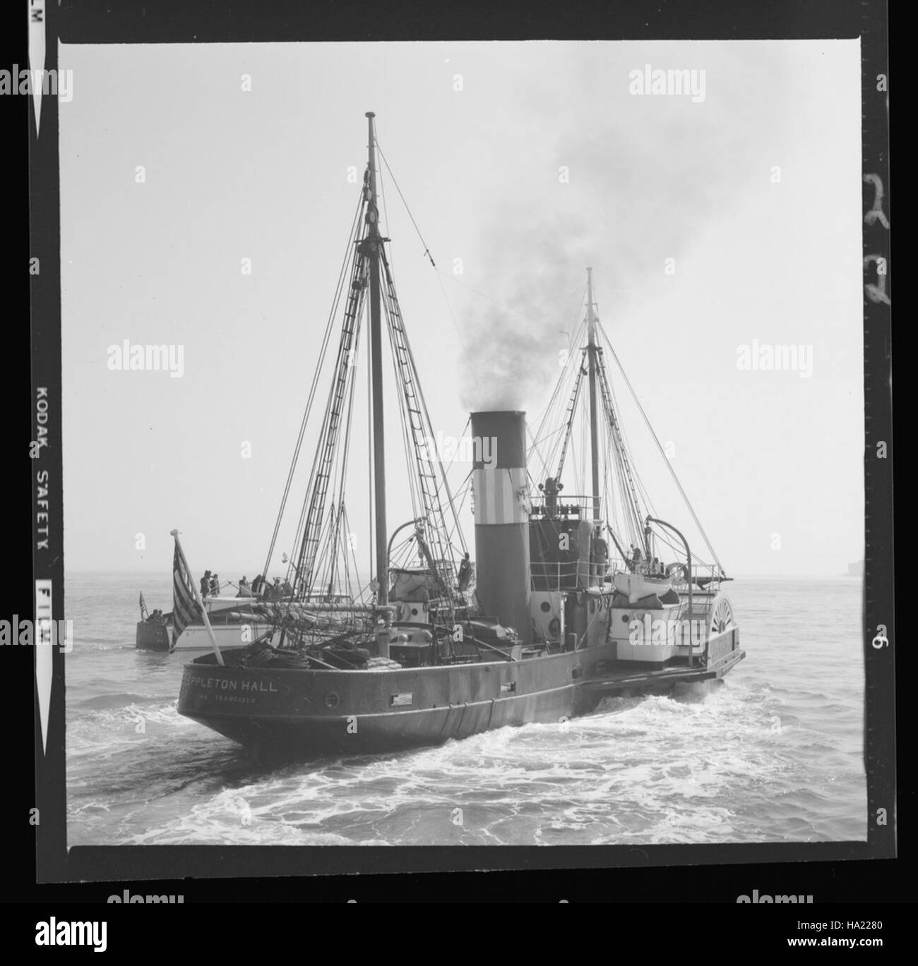 The Eppleton Hall, a historic paddle tugboat built in 1914, is depicted ...