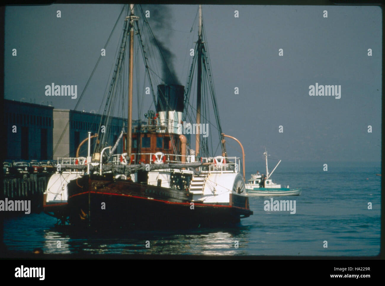 The Eppleton Hall, a historic tugboat built in 1914, is seen arriving ...