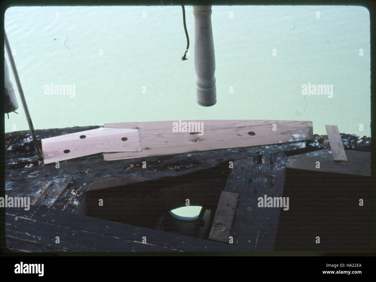 The Wapama, a steam schooner built in 1915, underwent significant hull ...