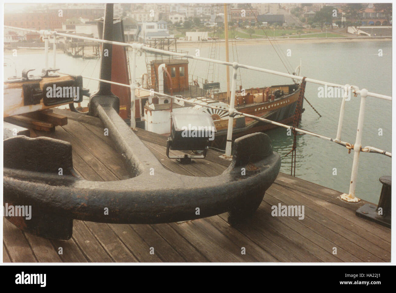 This image depicts the historic Balclutha ship, built in 1886, with its ...