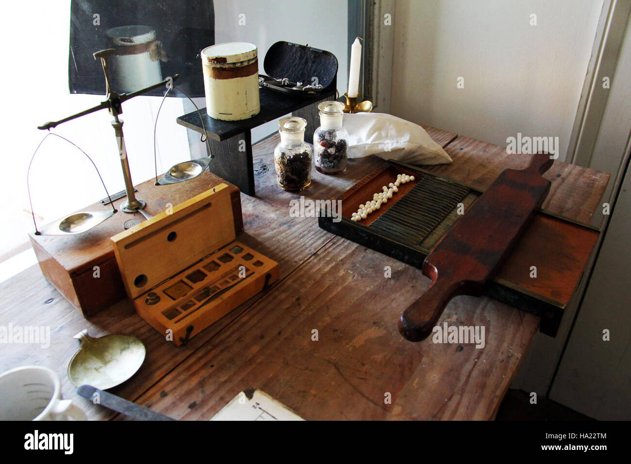 This image highlights the tools used by park rangers at Fort Pulaski ...
