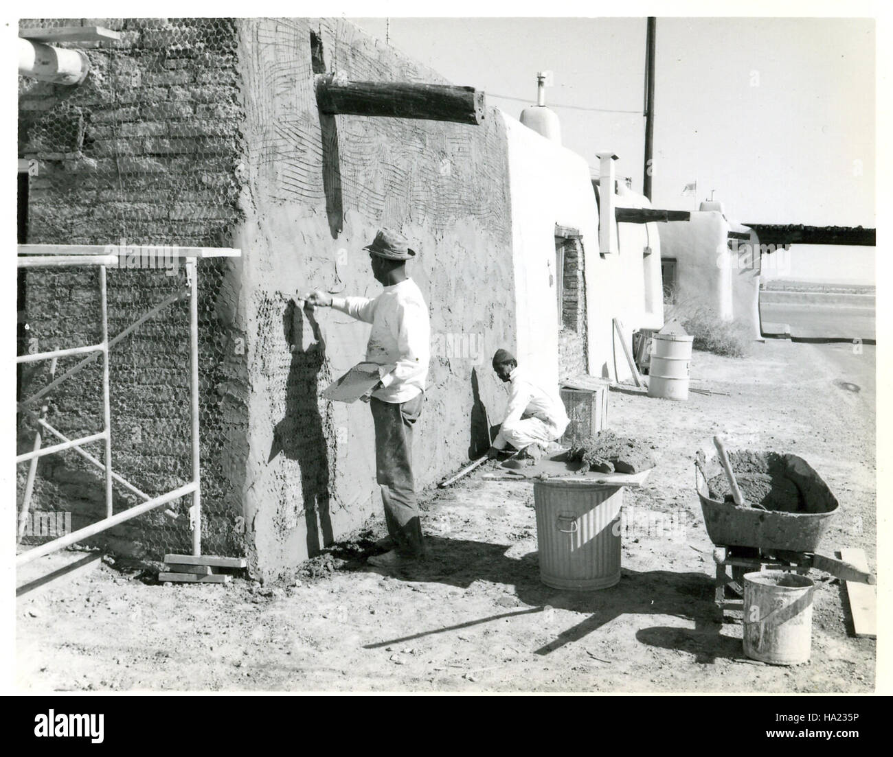 This image showcases the construction of a new visitor center designed ...