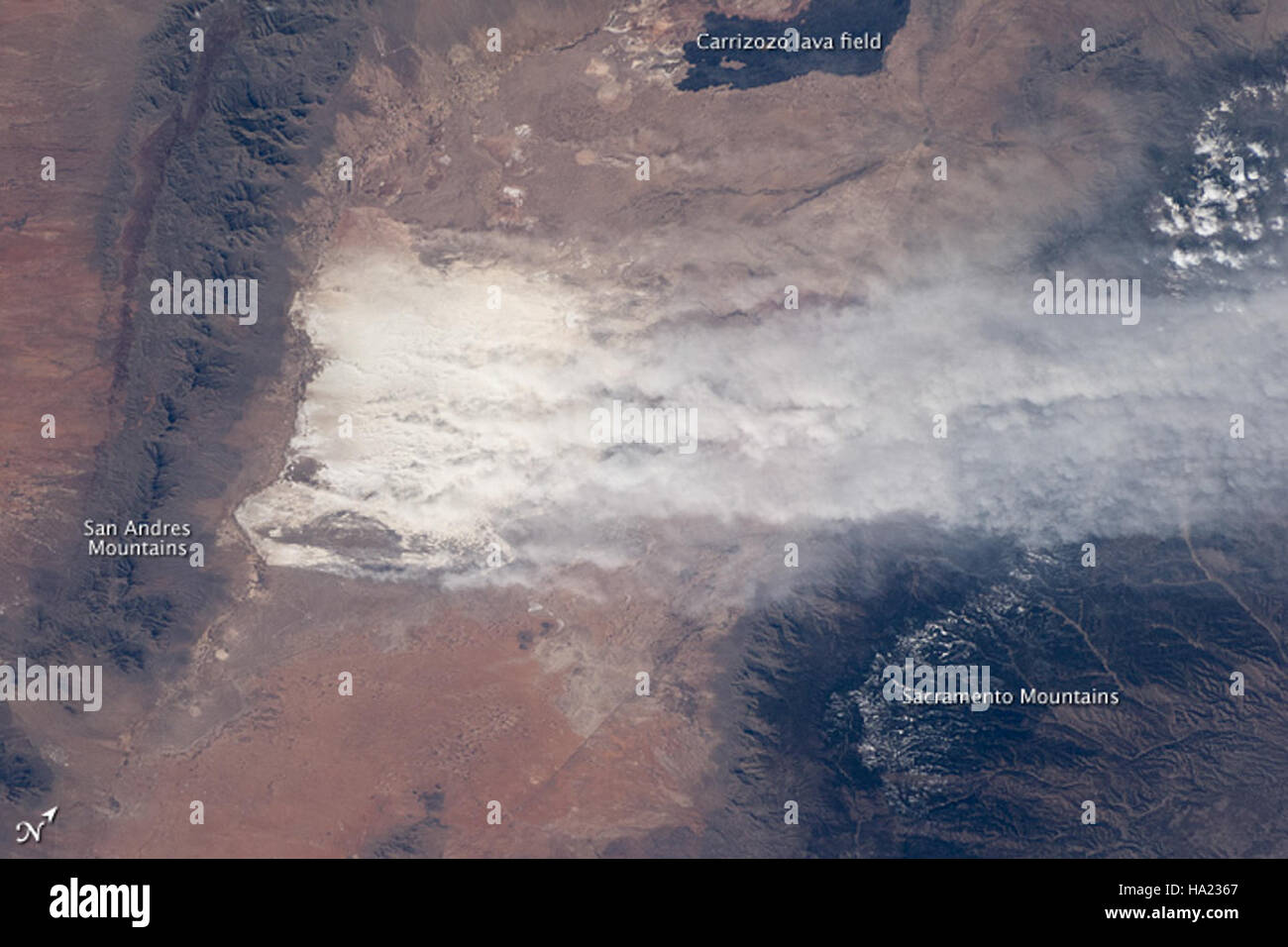 This image depicts a dust storm, highlighting the dramatic impact of ...