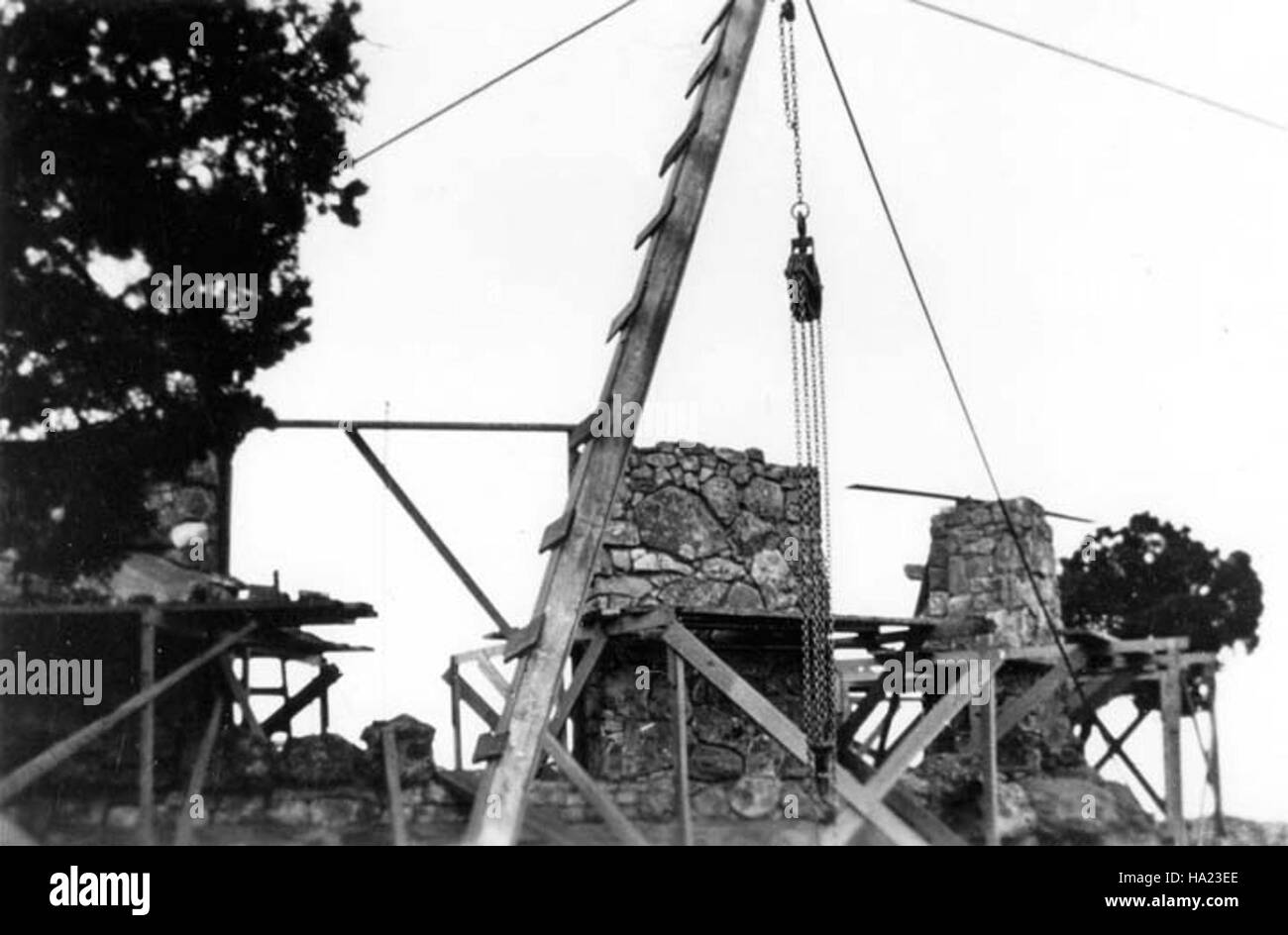 The Desert View Watchtower, built in 1932, is a historic structure ...