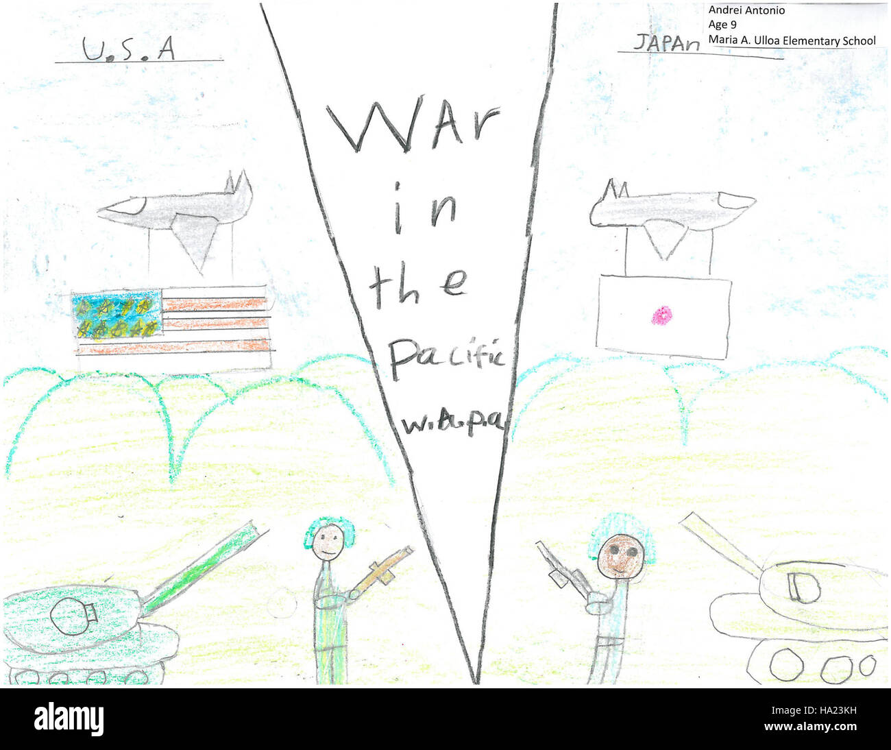 A historical image documenting the World War II Pacific campaign ...