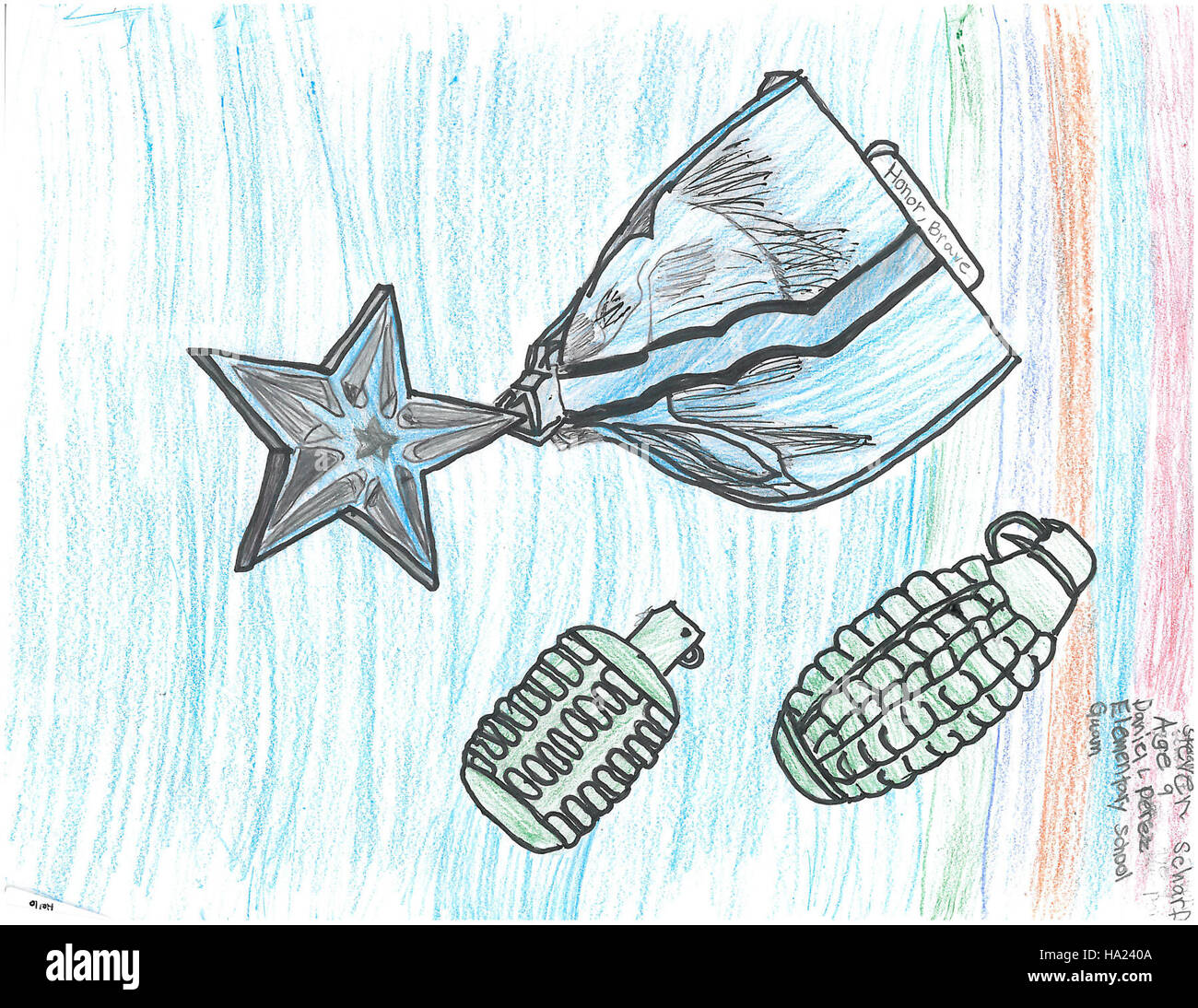 A scene from the Pacific during World War II, reflecting the natural landscapes and military ...