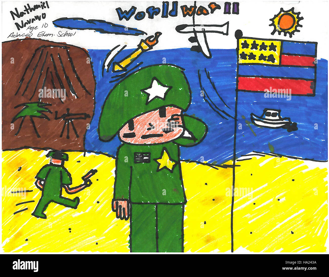 A historical document related to the War in the Pacific, capturing key ...