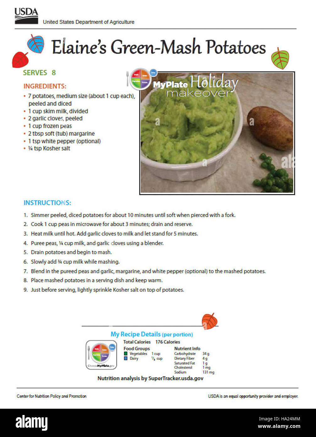 The USDA’s MyPlate holiday makeover offers healthy recipe options ...