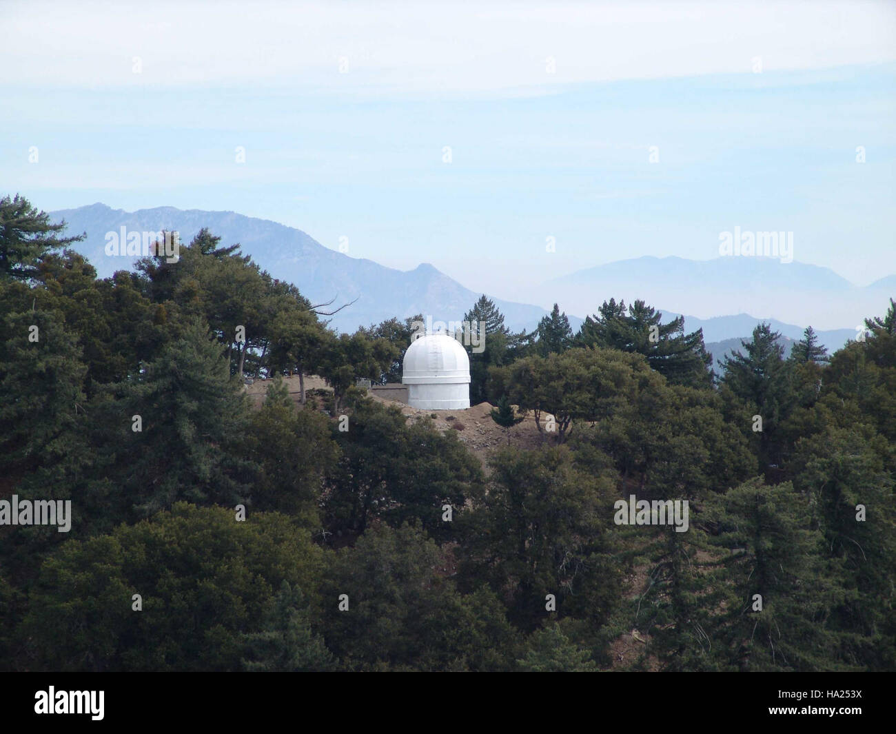 The image depicts the Mt. Wilson Observatory, a key research facility ...