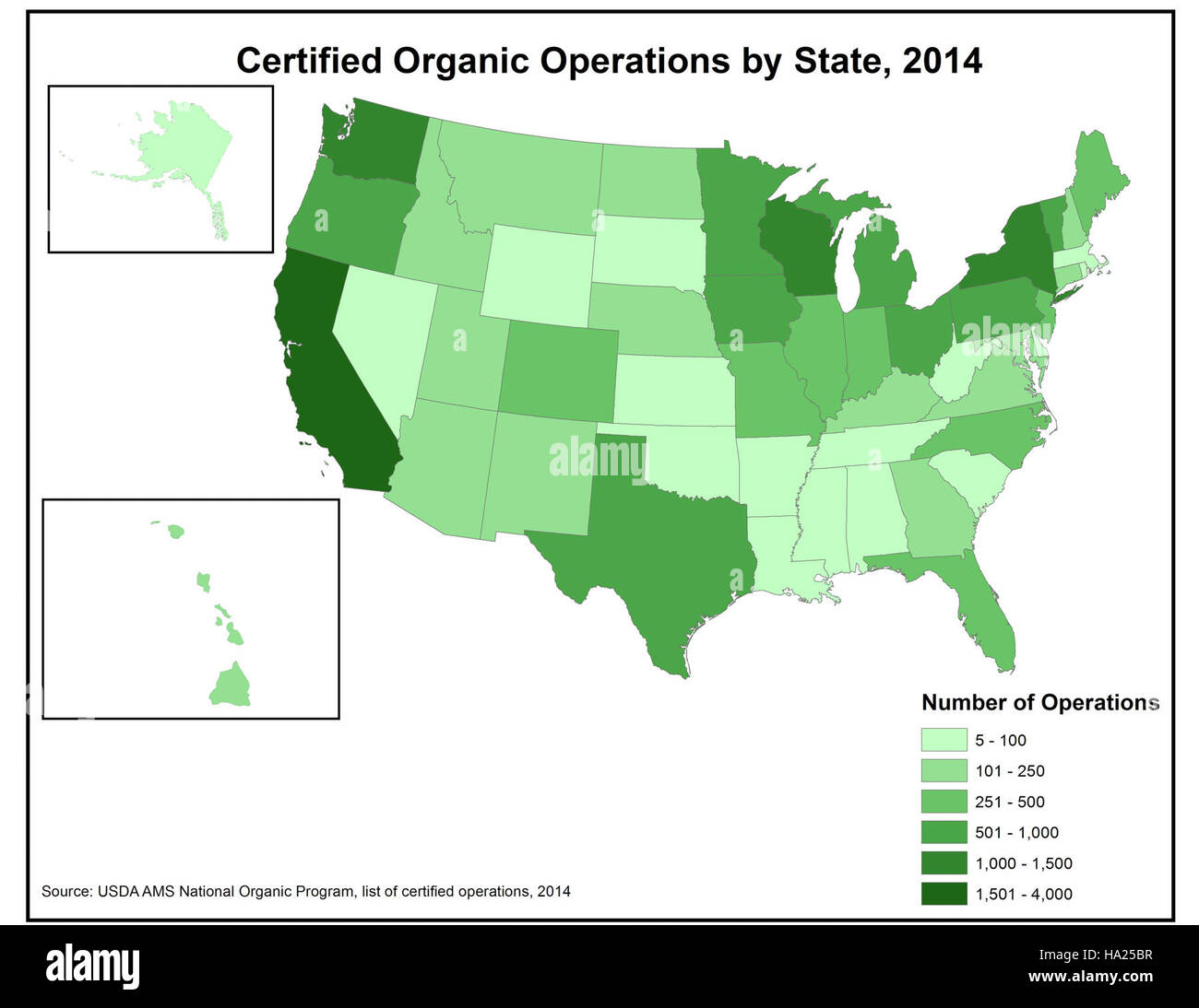 This map from the U.S. Department of Agriculture provides a ...