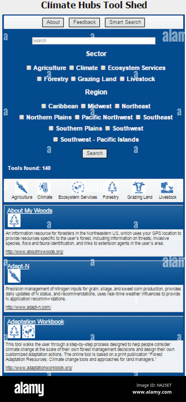 The USDA Climate Hubs Tool Shed offers resources and tools to assist ...