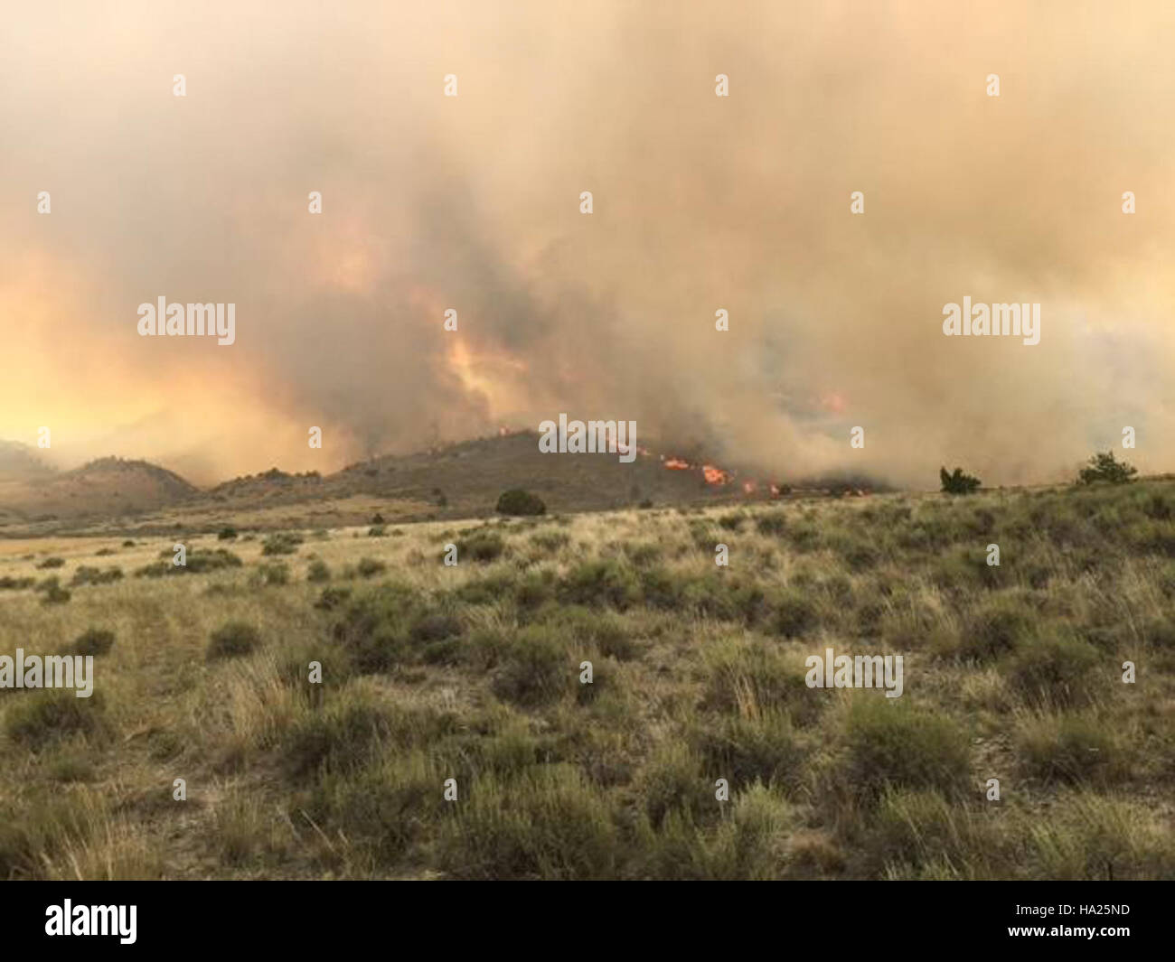 This image depicts a Montana wildfire, which represents the challenges ...