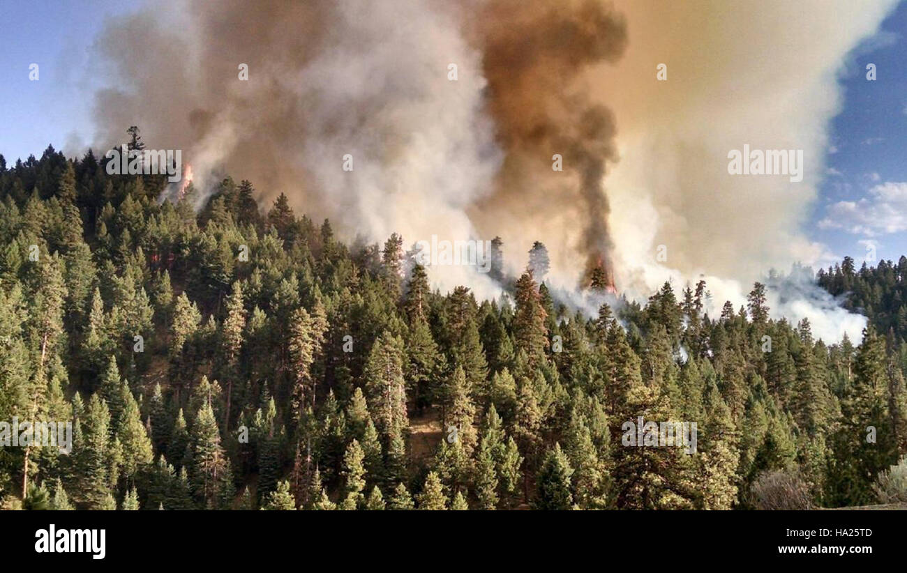 A wildfire in Oregon, shown here, highlights the increasing frequency ...