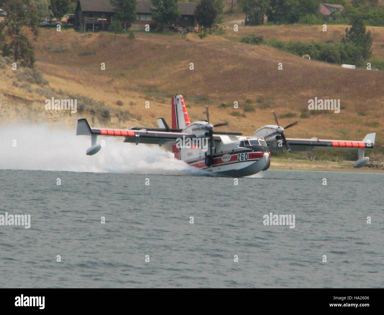 Firefighters work to contain a wildfire in Washington State. Efforts ...
