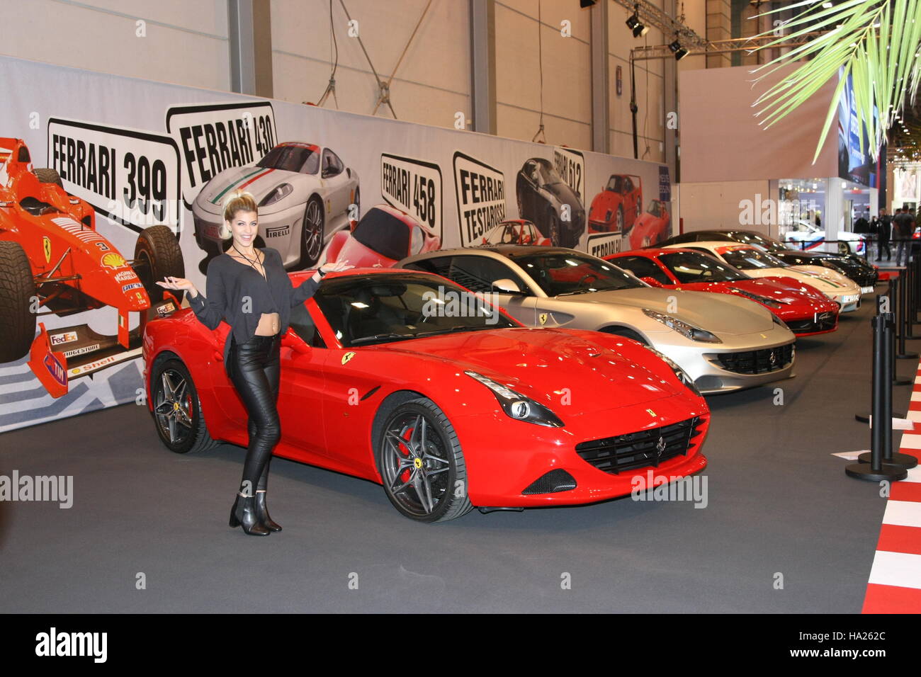Essen, Germany. 25th Nov, 2016. Model and Playmate Sarah Nowak in front ...