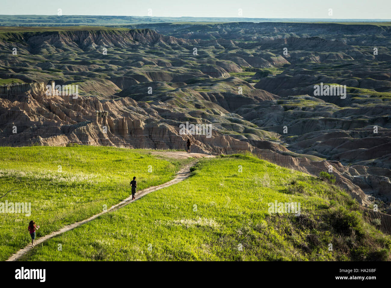 Members of the Pine Ridge community in South Dakota take in the ...