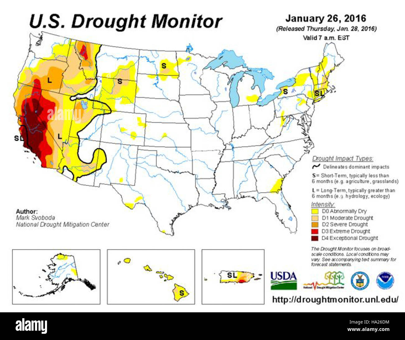 Drought map hi-res stock photography and images - Alamy