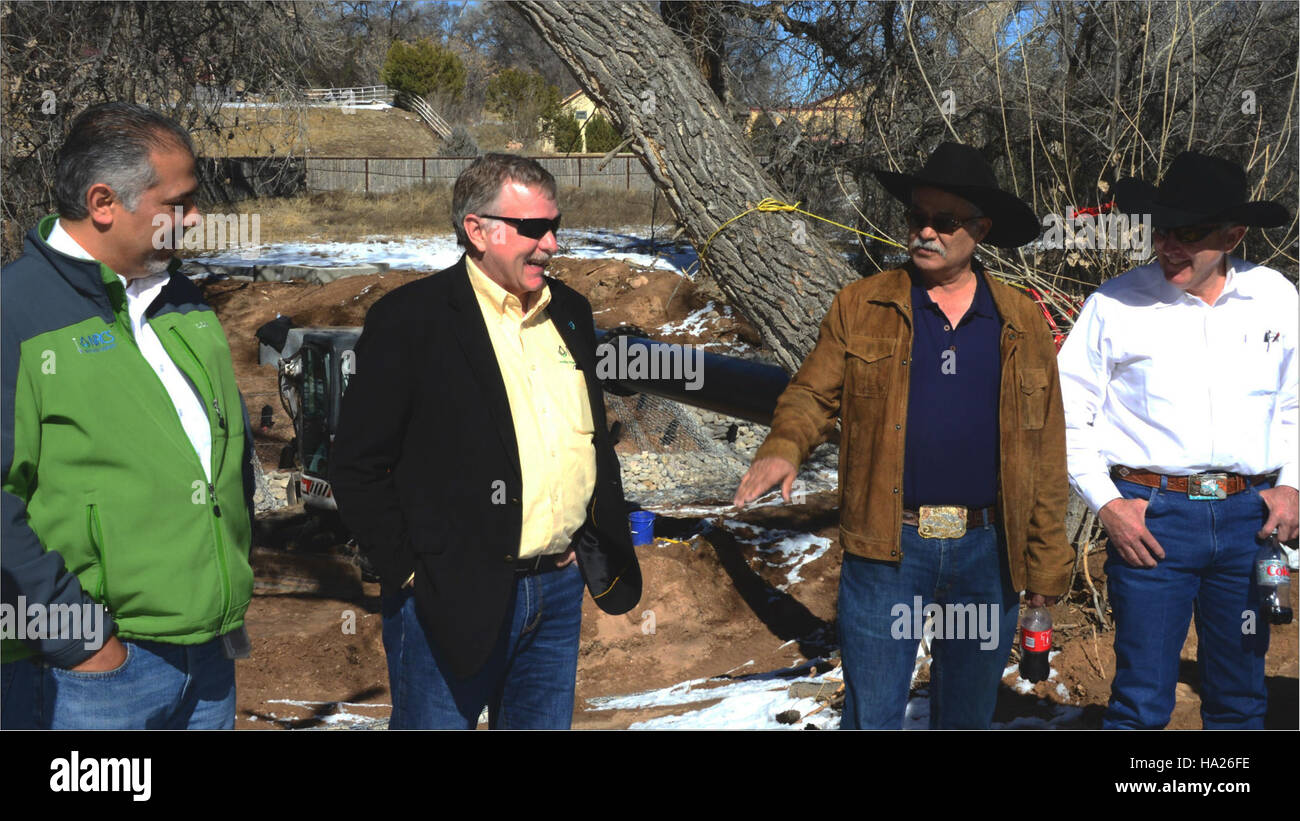 Xavier Montoya, NRCS State Conservationist for New Mexico, and Mark ...