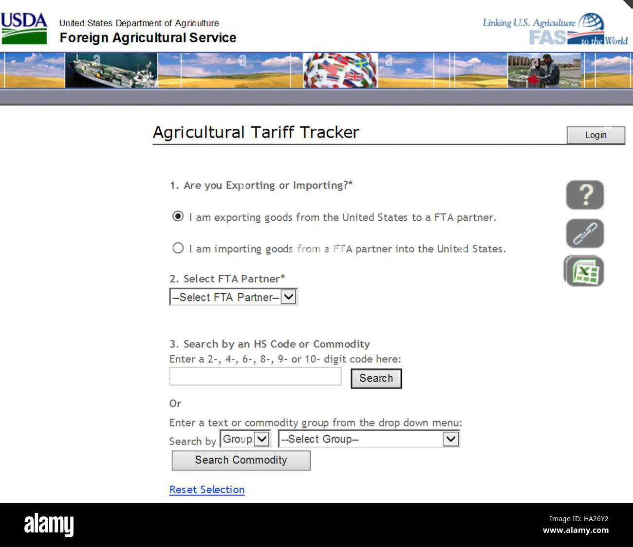 The USDA Agricultural Tariff Tracker provides data and insights into ...