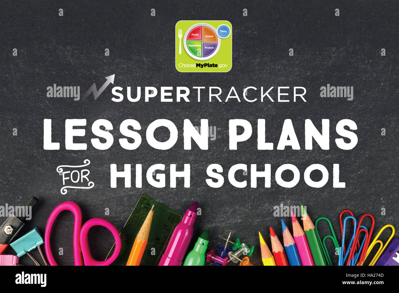 The USDA's SuperTracker program provides high school lesson plans aimed ...
