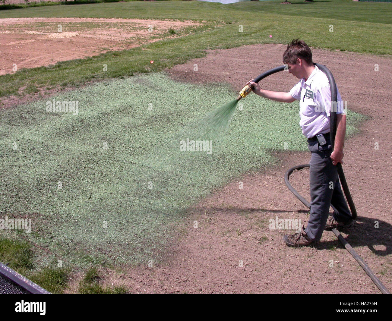 Hydro mulch is used in land reclamation and erosion control projects ...