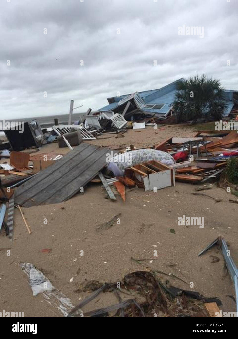 Hurricane Matthew caused significant flooding and damage in multiple ...